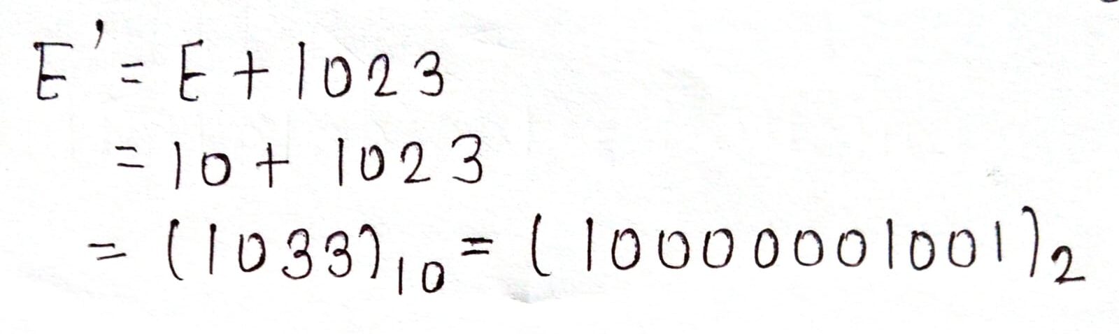 Represent 1460. 125 base 10 in single precision and double precision ...